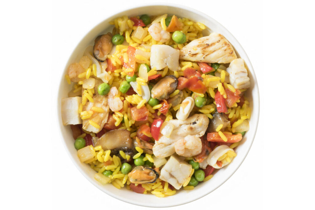 Paella (Pollock, Chicken & Shellfish)